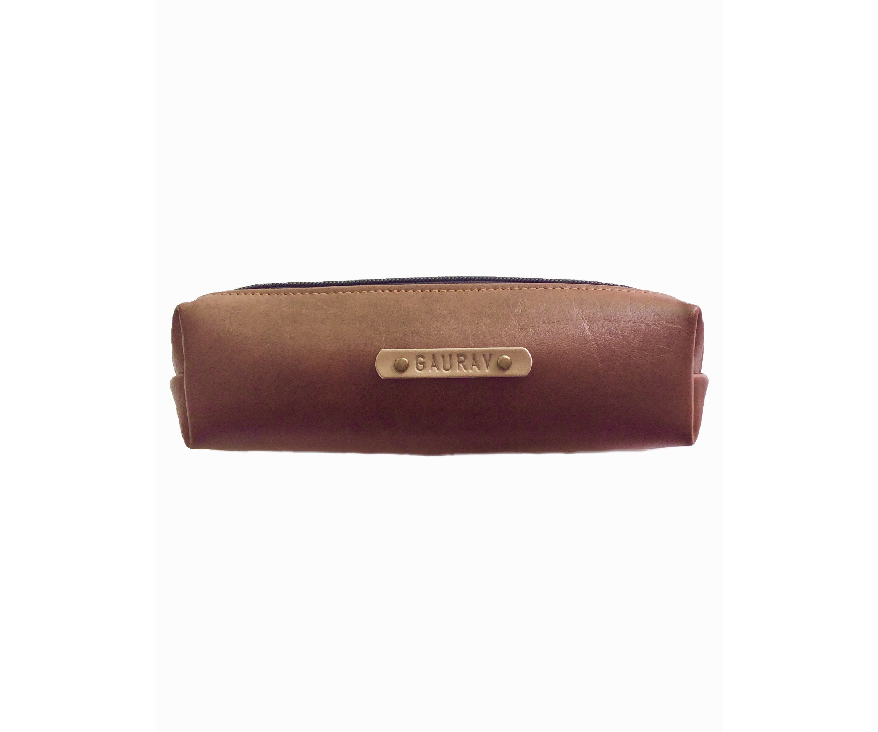 Tan Pencil Pouch – The Junket